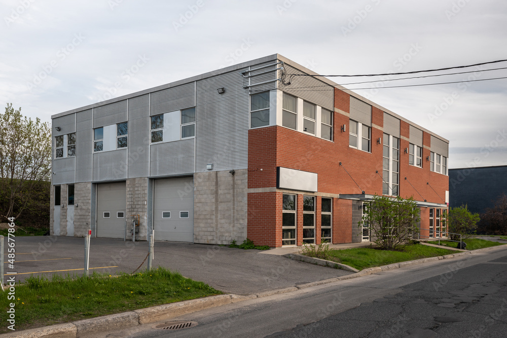 Generic small business building exterior Stock Photo | Adobe Stock