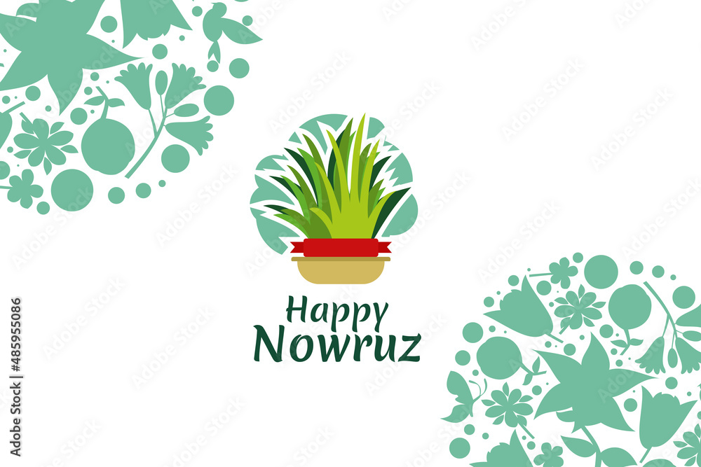 Happy Persian New Year (Nowruz) vector illustration. Suitable for ...