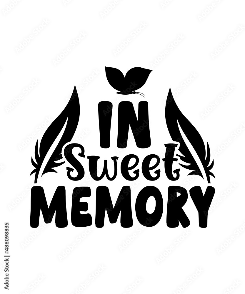 Image vectorielle Stock Memorial Svg Bundle,Memorial Quotes Svg, Rest ...