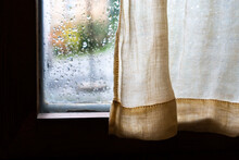 Spring Garden Window Frame View Free Stock Photo - Public Domain Pictures