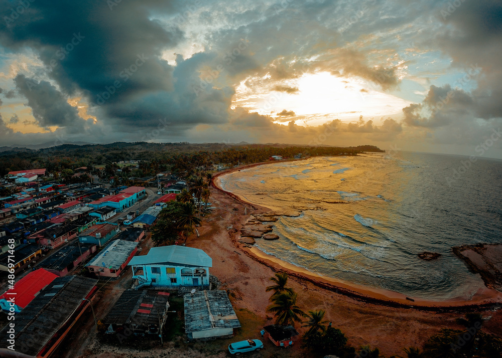 playa palenque costa arriba de colon Stock Photo | Adobe Stock
