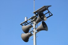 Megaphone Loudspeaker And CCTV Free Stock Photo - Public Domain Pictures