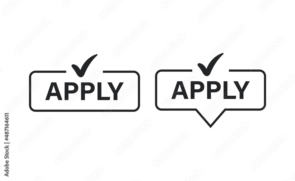 Vetor apply now button web banner buttons in speech bubble banners with ...