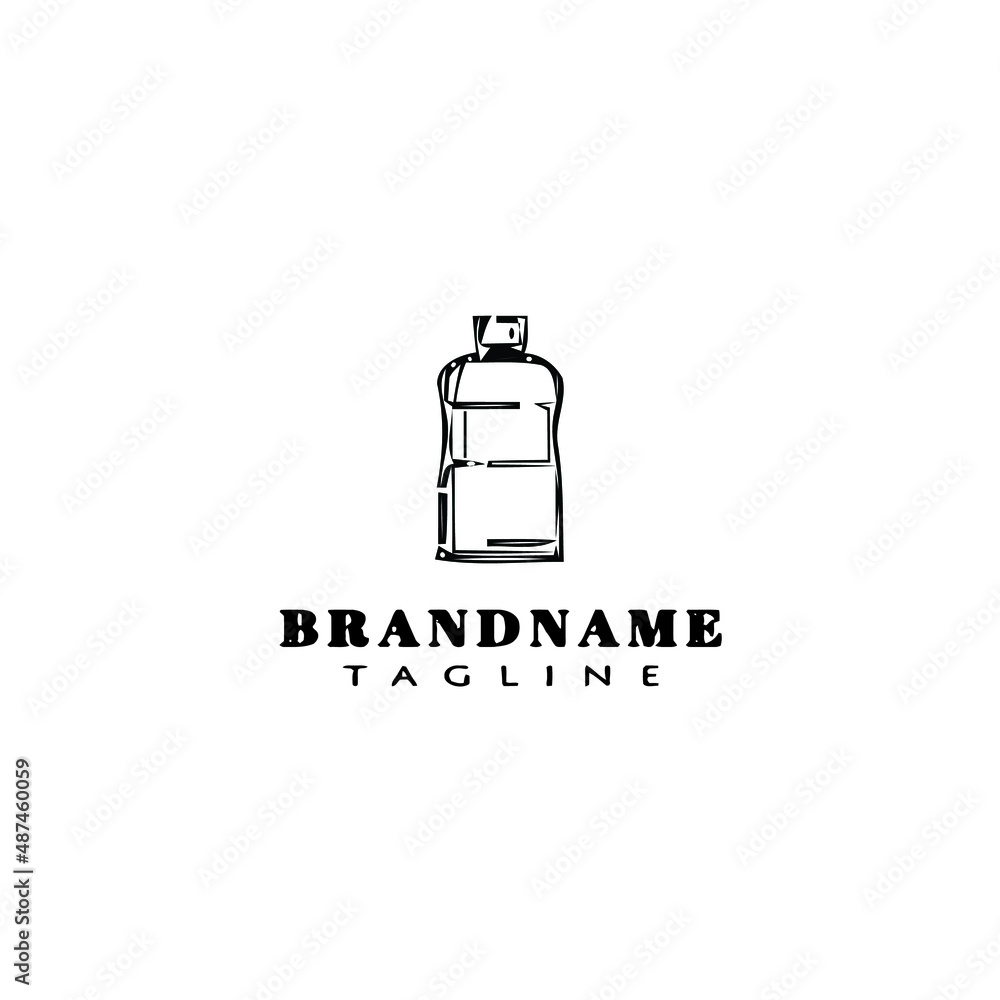 Vector de Stock sport water bottle logo cartoon icon design template ...