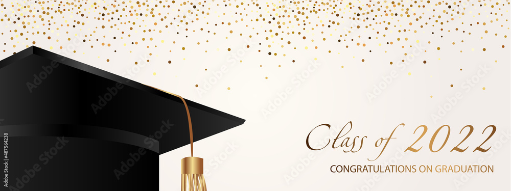 Congratulations on your graduation. Class of 2022. Graduation cap and ...