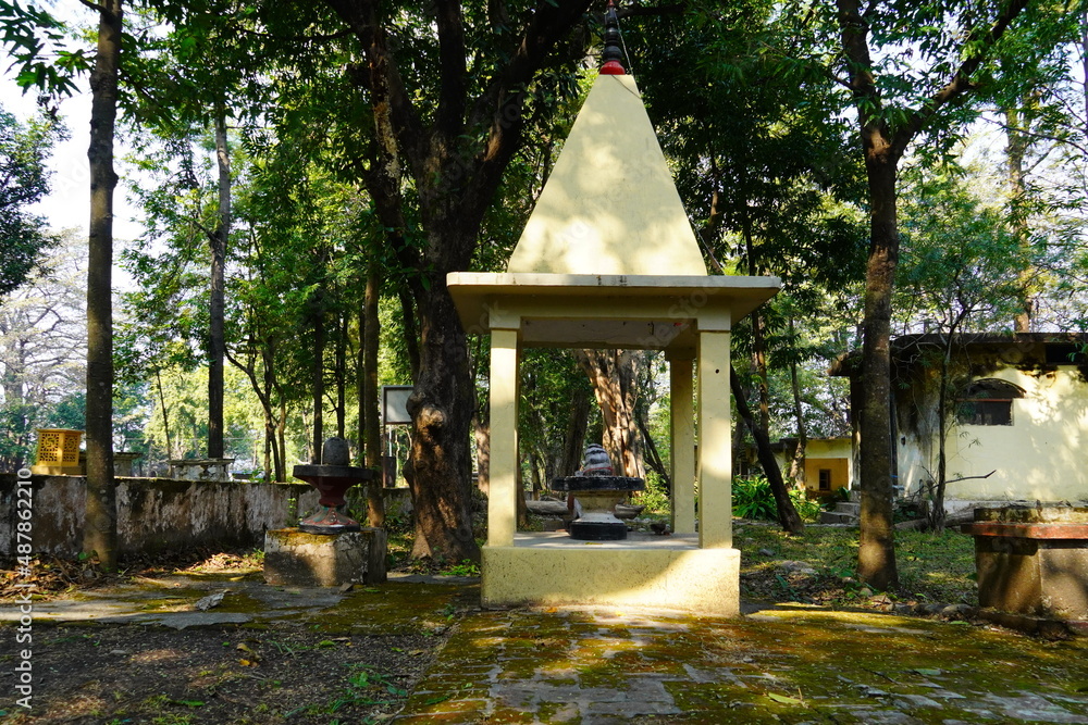Small shiv mandir, shiv linga hindu god shiva symbol image Stock Photo ...