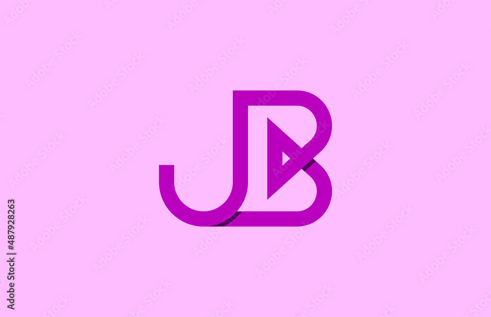 combined alphabet letter j and b, jb logo design Stock Vector | Adobe Stock