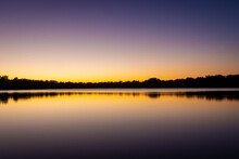 Purple And Gold Sunset Over Lake Free Stock Photo - Public Domain Pictures