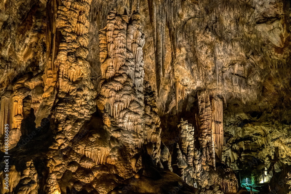 Cave Grotte des Grandes Canalettes in French Pyrenees full of ...