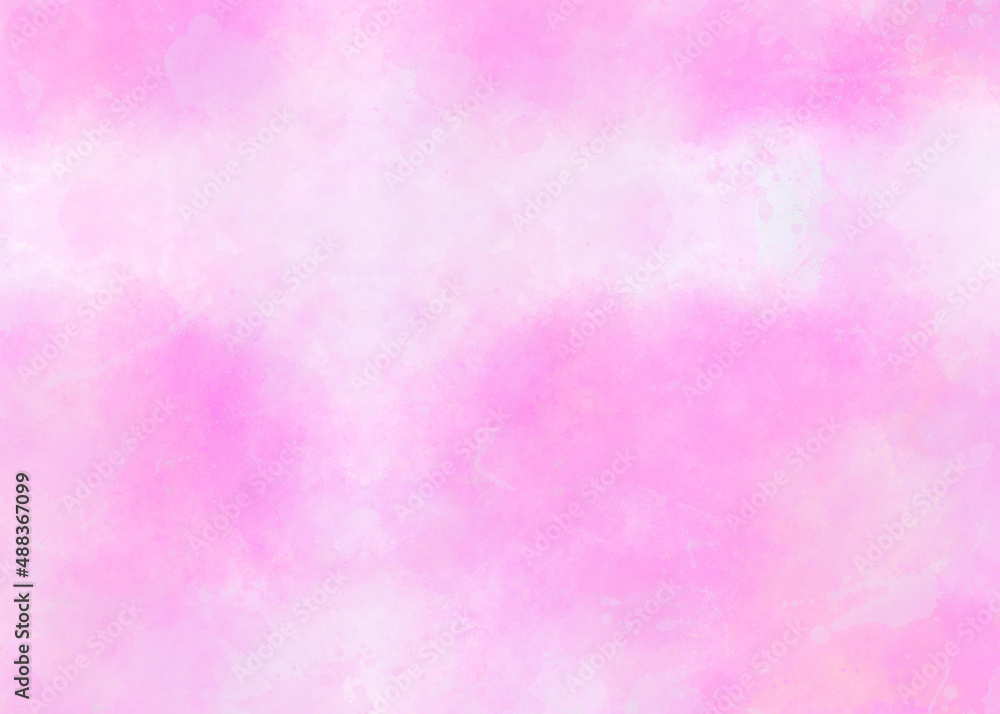 Abstract white pink watercolor and soft peach orange watercolor ...