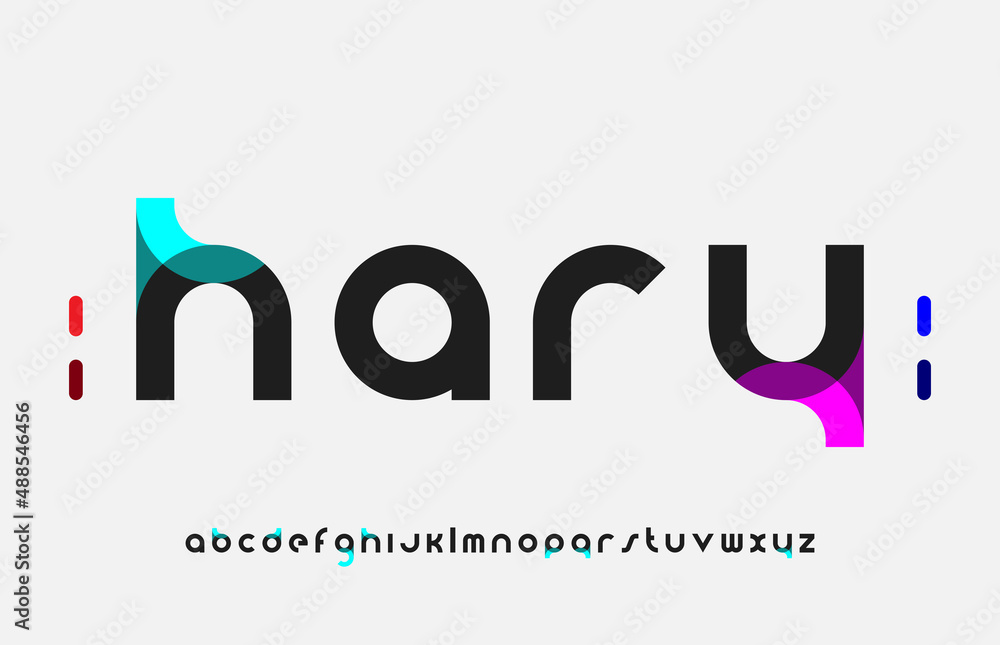 Modern creative minimal alphabet small letter logo design Stock Vector ...