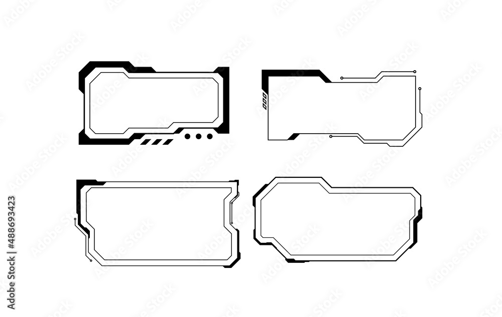 abstract hi tech futuristic template design layout background. Stock ...
