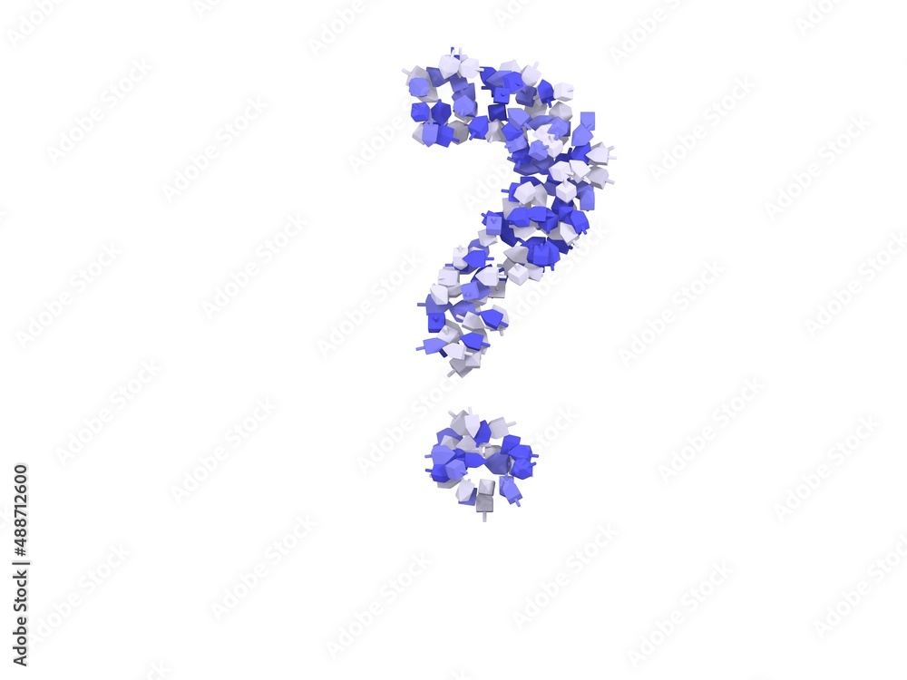 Hebrew Dreidel Themed Font Question Mark Stock Illustration | Adobe Stock