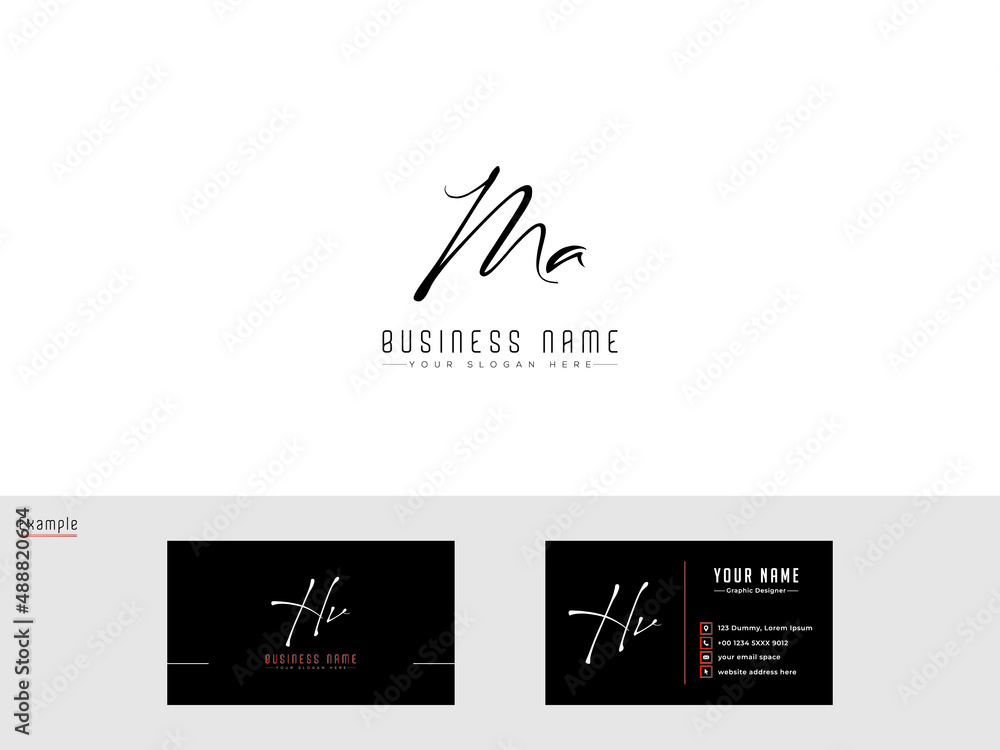 Stylish Luxury MA or am Letter Initial Logo, Signature g Logo Image and ...