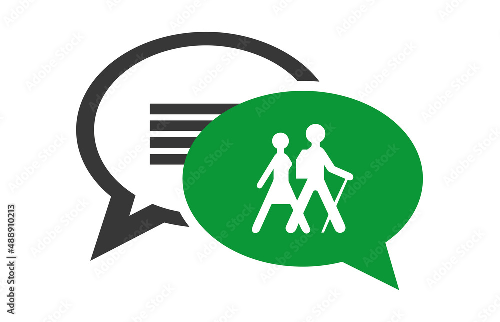 Logo randonnées pédestres. Stock Vector | Adobe Stock