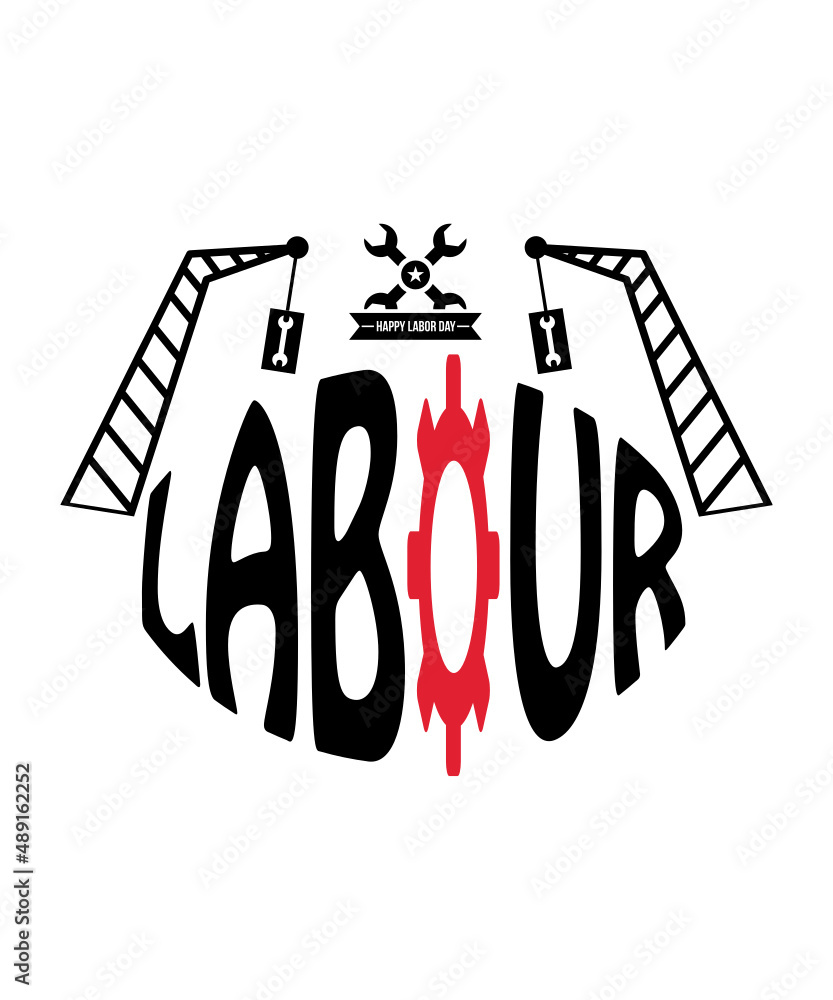 Стоковое векторное изображение «Happy Labor day svg bundle, America ...