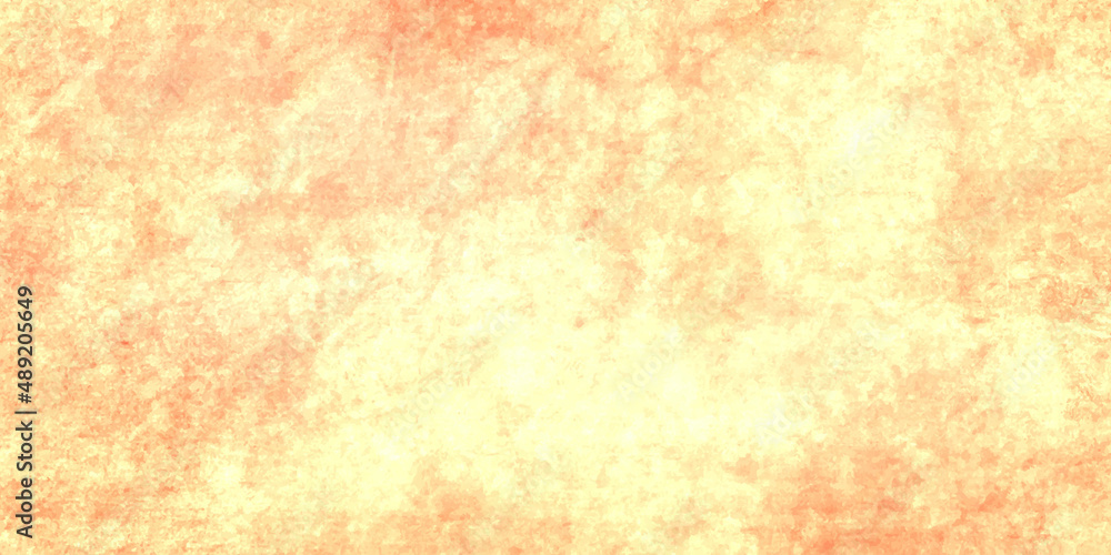 Pastel yellow beige Aquarelle painted paper template texture and Old ...