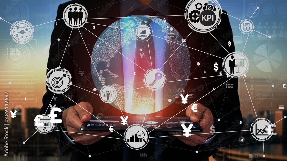 KPI Key Performance Indicator for Business conceptual - Modern graphic ...