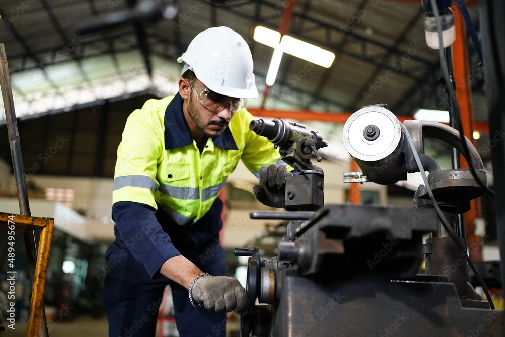 Professional men engineer worker skills quality, maintenance, training ...