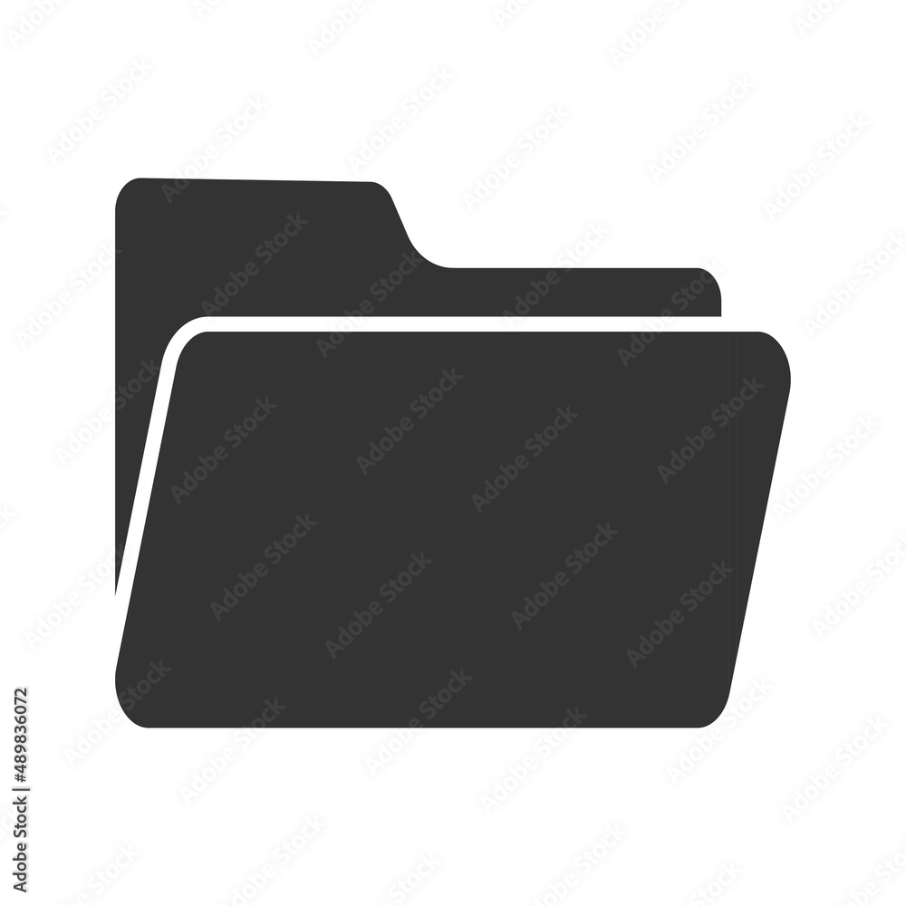 Folder icon. Archive save computer files symbol. Portfolio of documents vector. Stock Vector ...