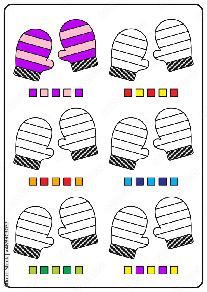 Instructional coloring pages, educational games for children, preschool ...