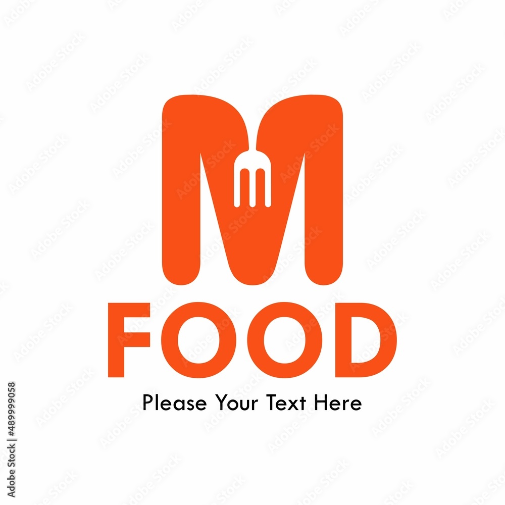 Letter M logo template illustration. suitable for food and catering ...