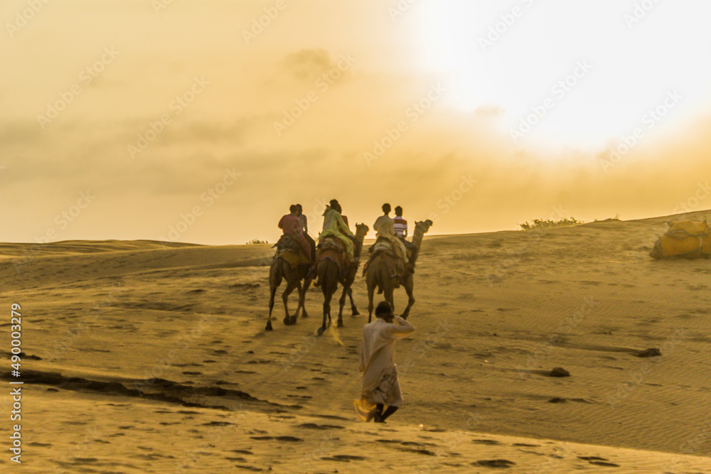 Various views of the Sam's sand dunes Stock Photo | Adobe Stock
