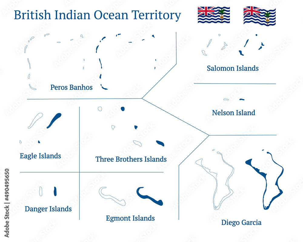 Indian Ocean Islands Flags