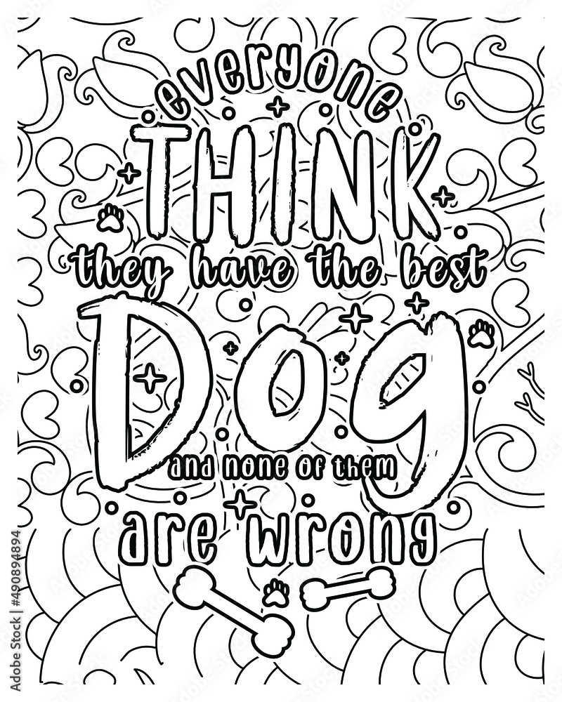 Motivational Quotes coloring page design. Motivational Quotes line art ...