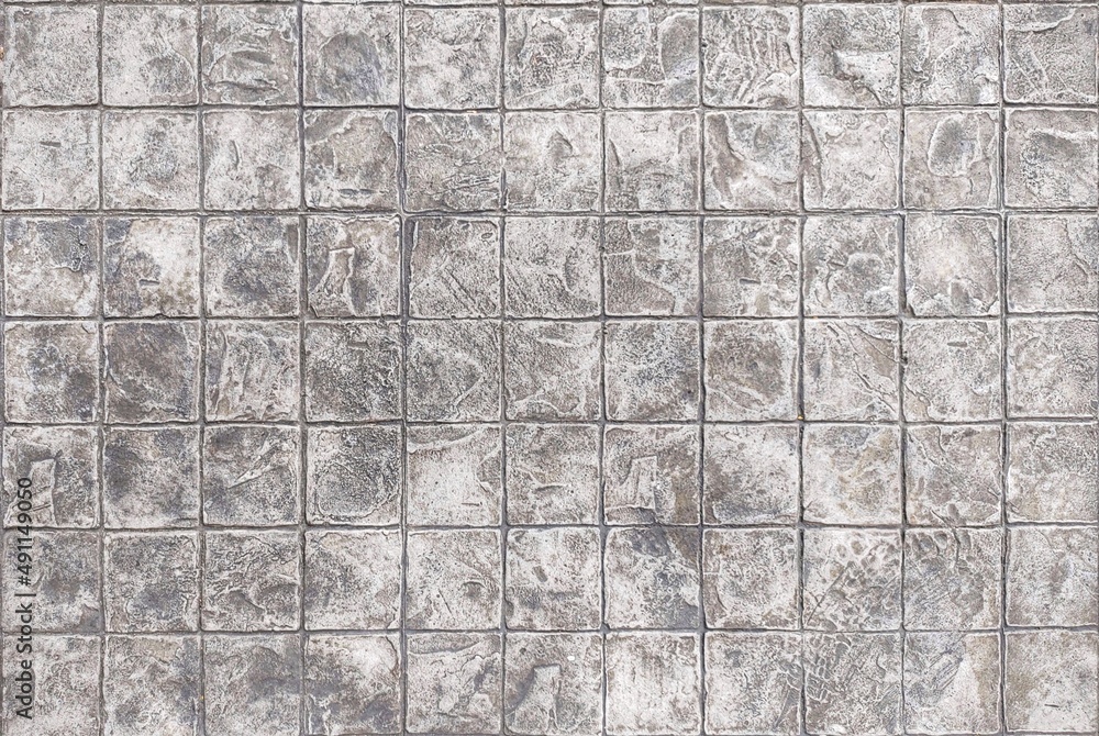 Cement Block Floor Texture Background Stock Photo | Adobe Stock