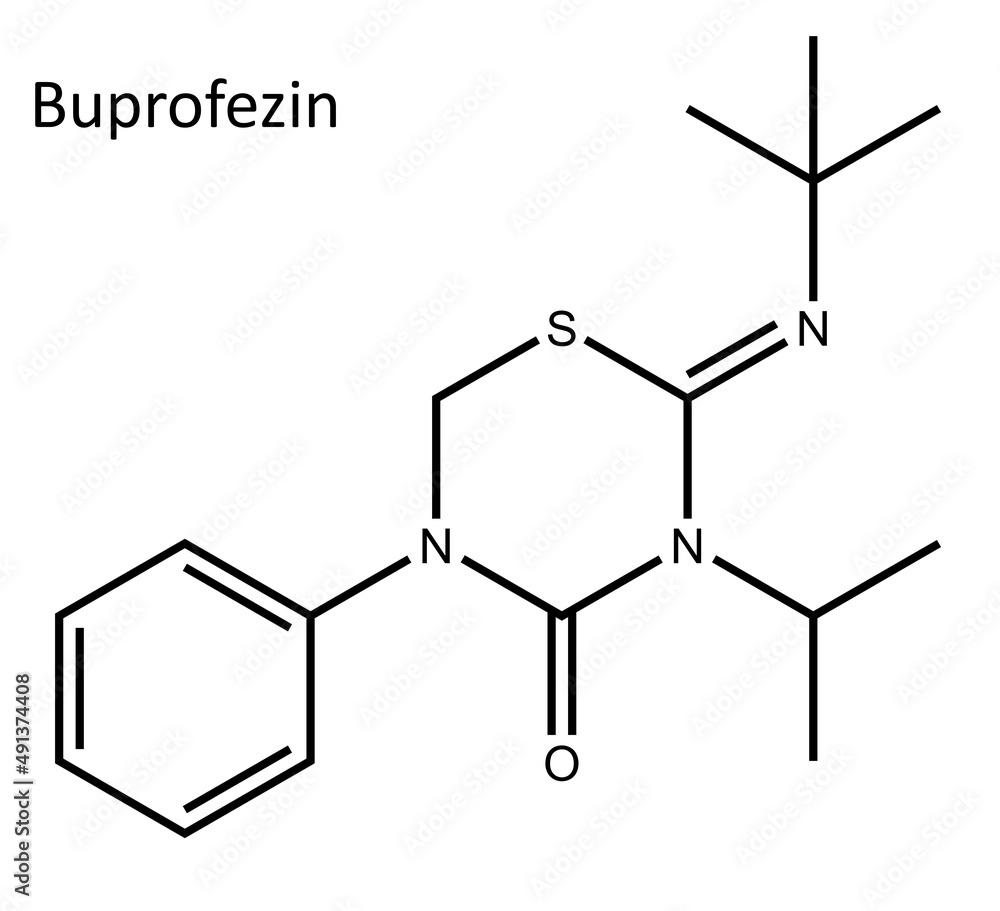 Buprofezin is an insecticide used for control of insect pests such as ...