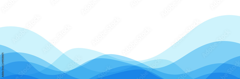 abstract blue wave background Stock Illustration | Adobe Stock