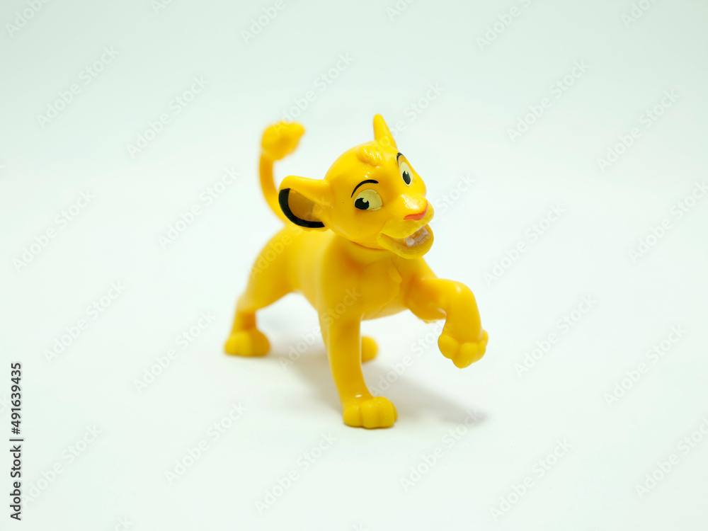 Simba. Character from the Disney movie The Lion King. McDonald's happy ...