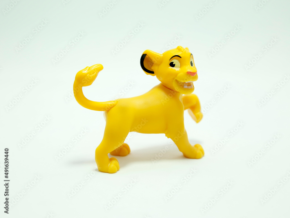 Simba. Character from the Disney movie The Lion King. McDonald's happy ...
