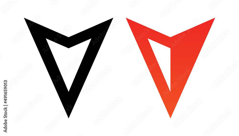 Stock-Vektorgrafik „Geo Map Direction Location Pin. Location icon in V ...