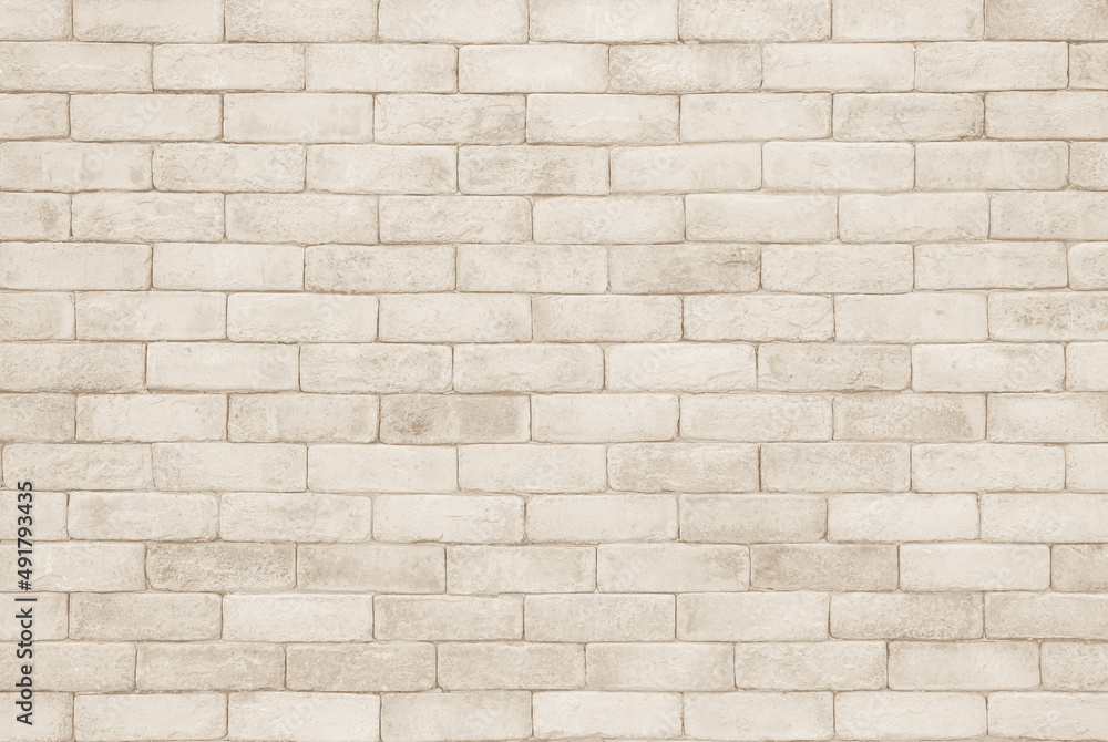 Old brick wall abstract background. Design geometric beige texture room ...