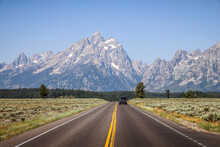 Yellowstone Highway Free Stock Photo - Public Domain Pictures