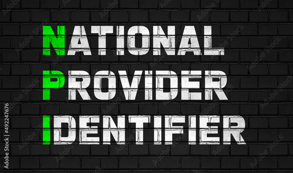 national provider identifier (NPI) concept,healthcare abbreviations on ...