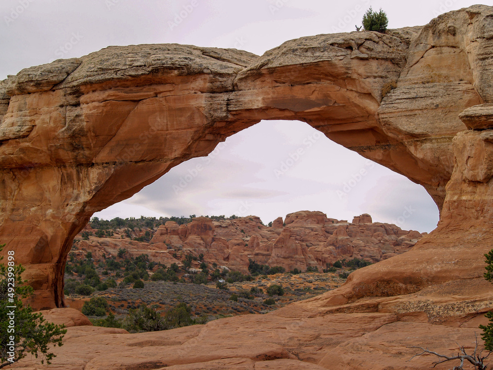 Foto de Stock Beautiful layers of sandstone. Shapes and sculptures in ...