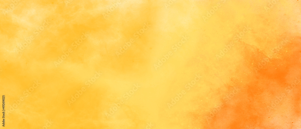 abstract watercolor background with space. colorful sunrise or sunset ...