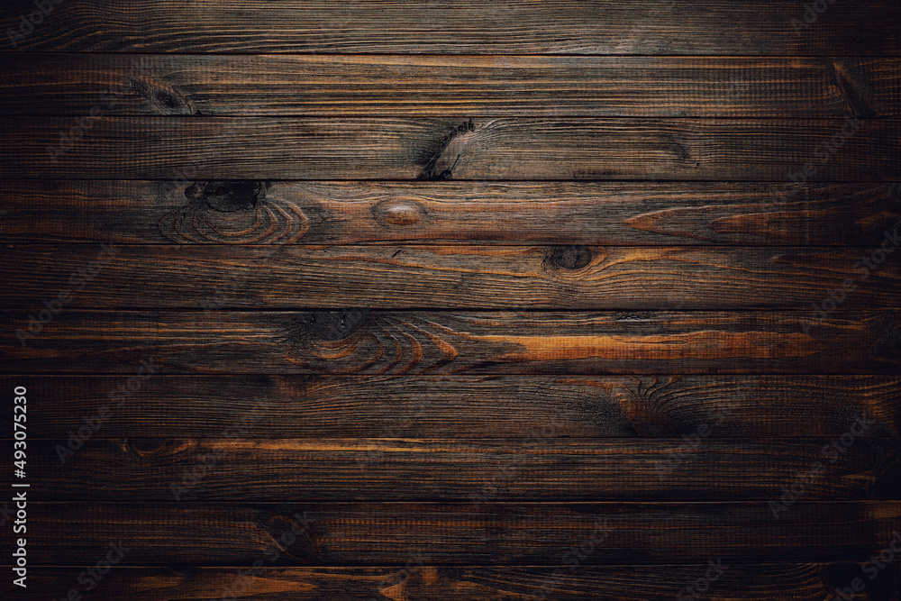Dark stained rustic wood texture background Stock Photo | Adobe Stock