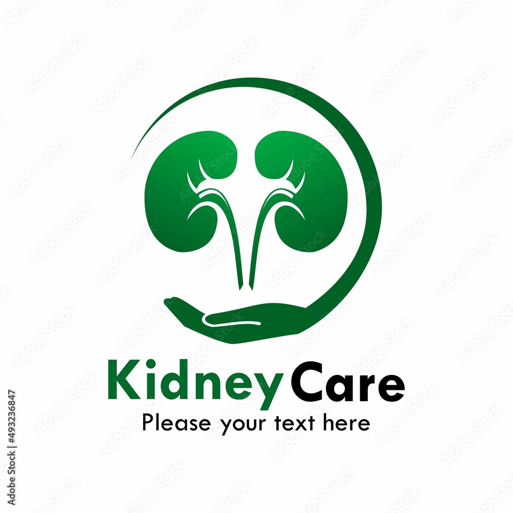 Kidney care logo design template illustration Stock Vector | Adobe Stock