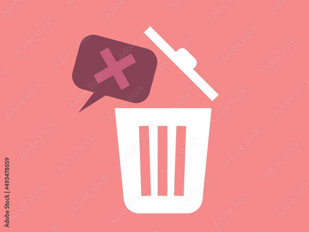Stop the spread of misinformation icon. Fighting and controlling fake ...