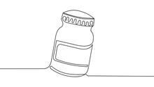 Mason Jar Line Art Free Stock Photo - Public Domain Pictures