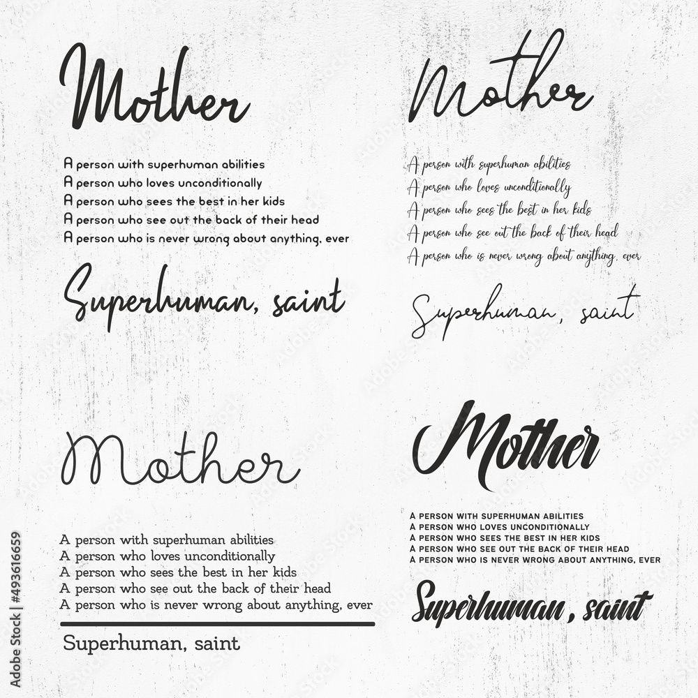 Vector de Stock Mother definition bundle, mother funny definition for ...