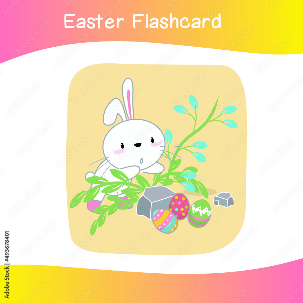 Cute Easter image flashcards collection. flashcards for preschool ...