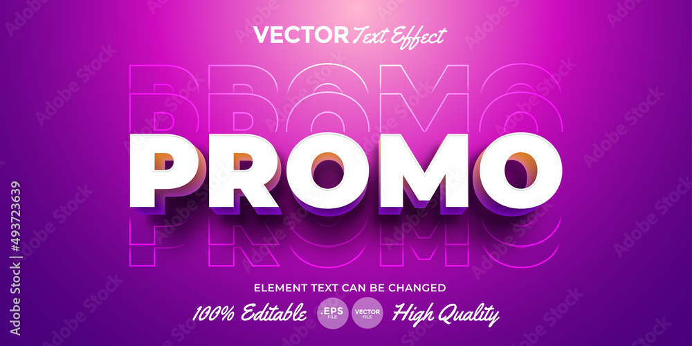 Text Effect Stock Vector | Adobe Stock