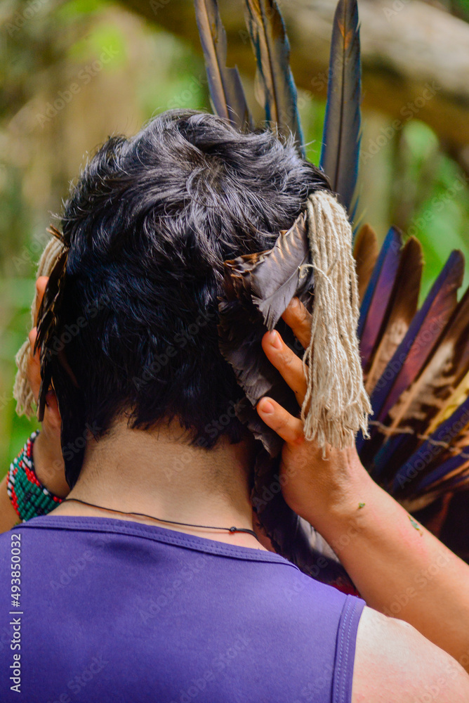 blessing in indigenous ritual, indigenous spiritual ritual, yanomami ...