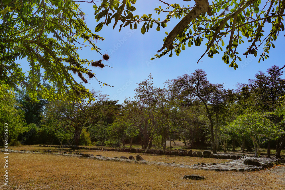 Ponce, Puerto Rico, USA: Ancient ball court at the Tibes Indigenous ...
