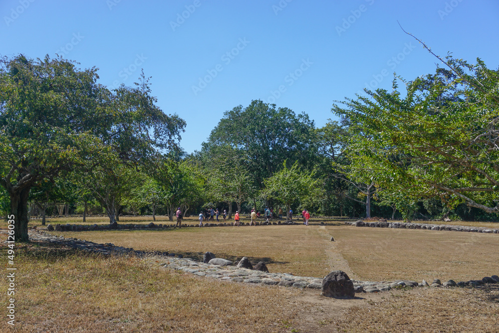 Stock-Foto „Ponce, Puerto Rico, USA: Visitors at the Tibes Indigenous ...